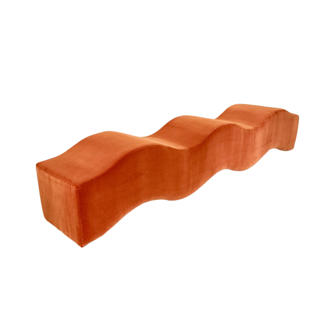 1990s Ripple Bench by Laurinda Spear for Brayton International ...